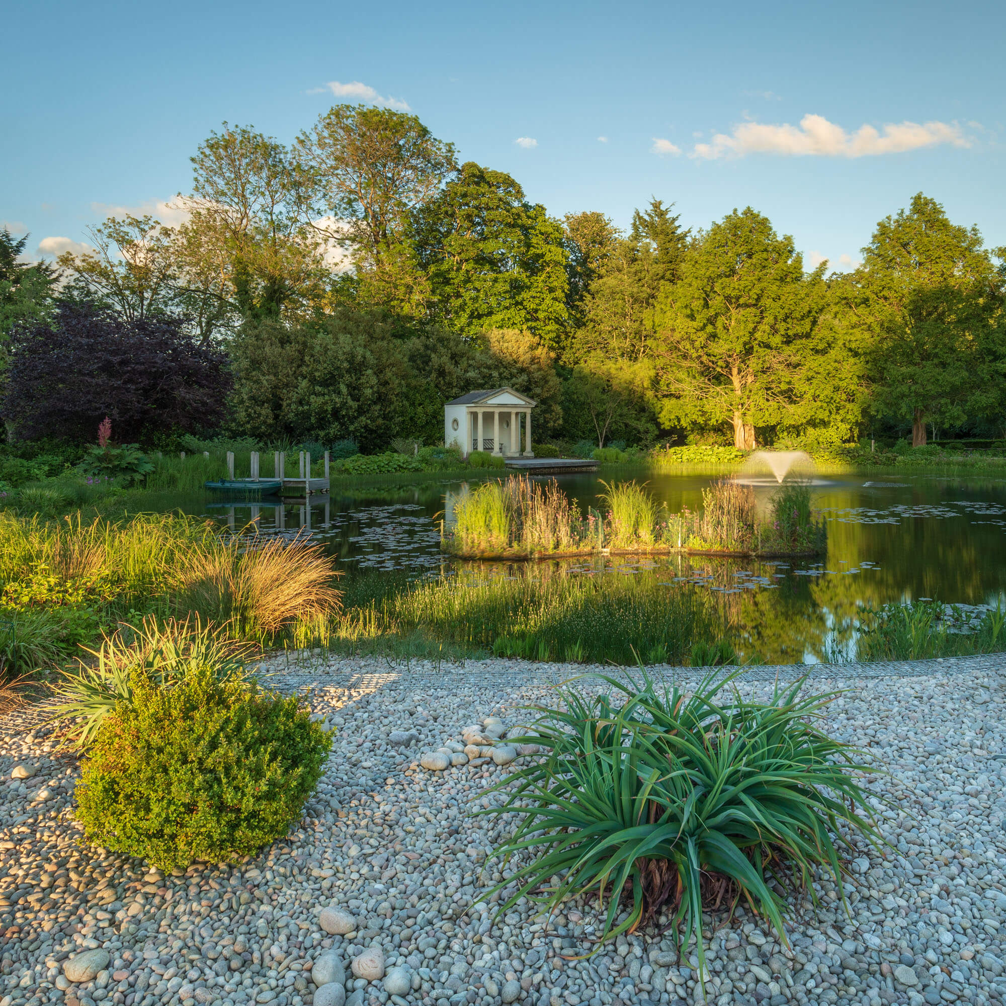 Pavilion and Pond - Littlethorpe Manor